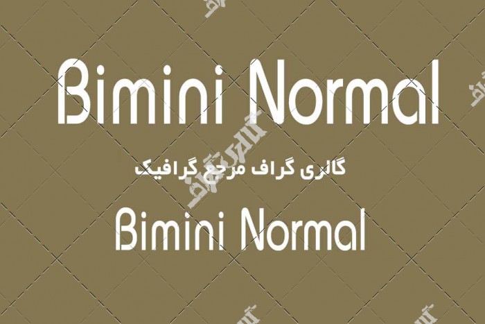 دانلود رایگان فونت خارجی Bimini Normal